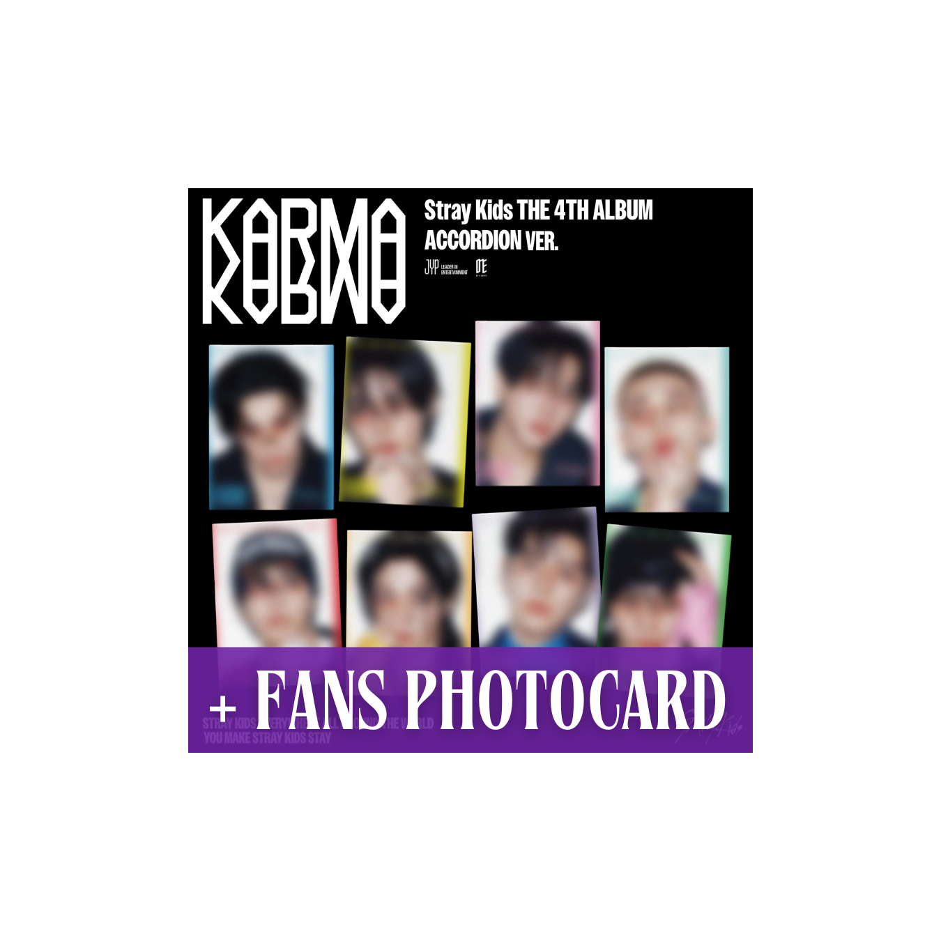 STRAY KIDS - Karma [Accordion ver.] + FANS Photocard [7413] Album ...